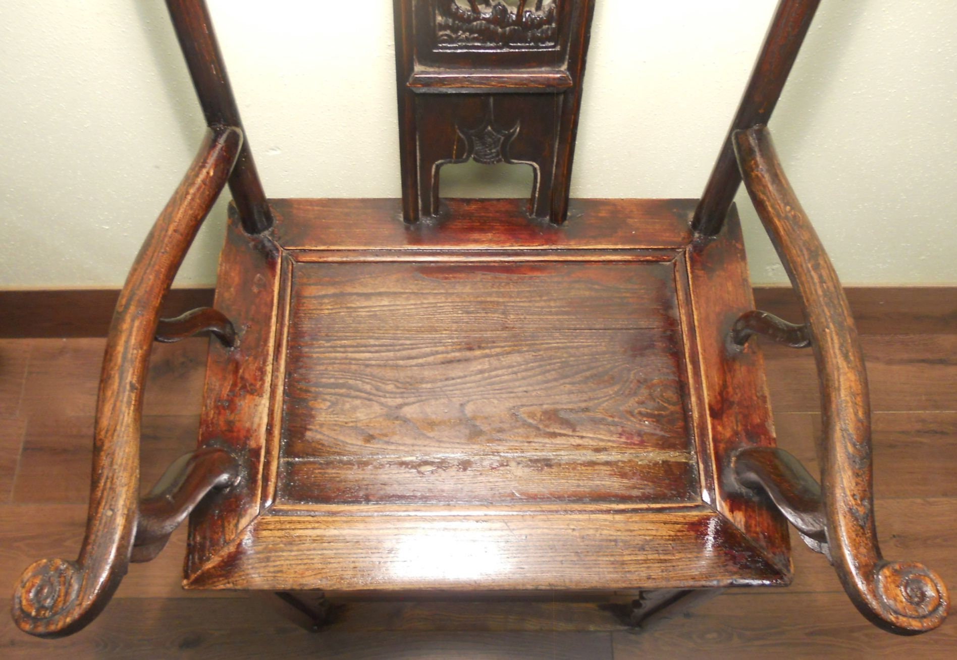 Antique Chinese High Back Chairs pair 5936, Circa 1800-1849 - Etsy