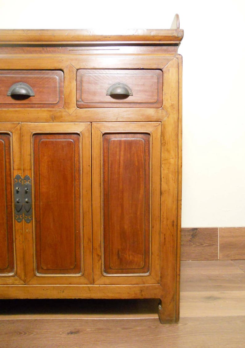 Antique Chinese Rosewood/yellow Zelkova Sideboard (5533), Circa 1850 ...