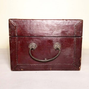 Antique Chinese Leather Box (3439), Circa Mid of 19th Century - Etsy