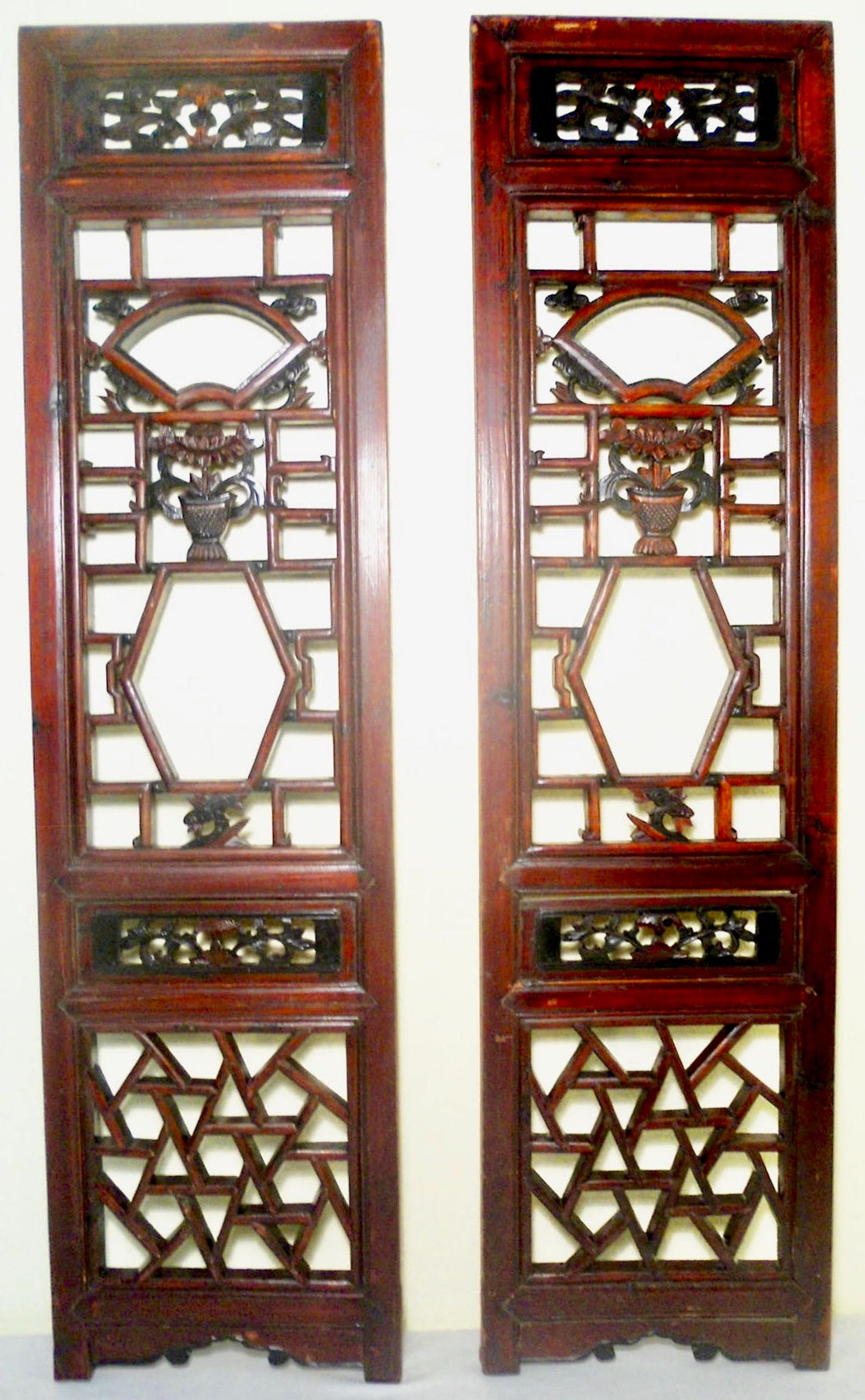 Authentic Antique Chinese Screen Panels 2695 pair - Etsy
