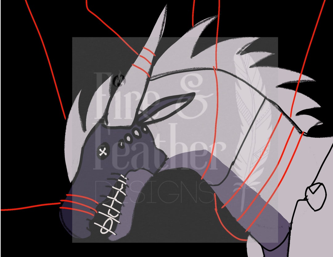 Wings of Fire Darkstalker Fan Art Dollhouse MAP Dragon Art Digital ...