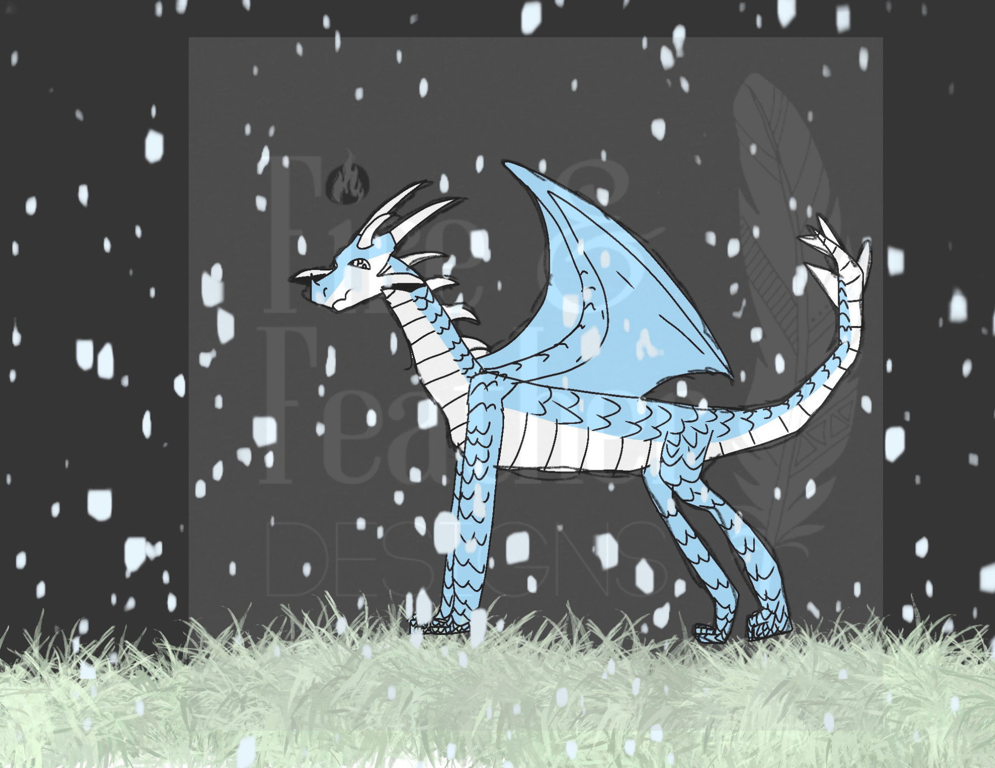 Winter Original Fan Art Wings of Fire Wof Digital Download - Etsy Australia