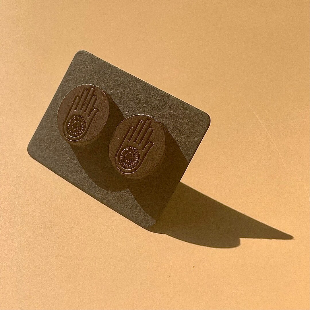 Jain Jewelry Jainism Earrings Ahimsa Jain Symbol - Etsy