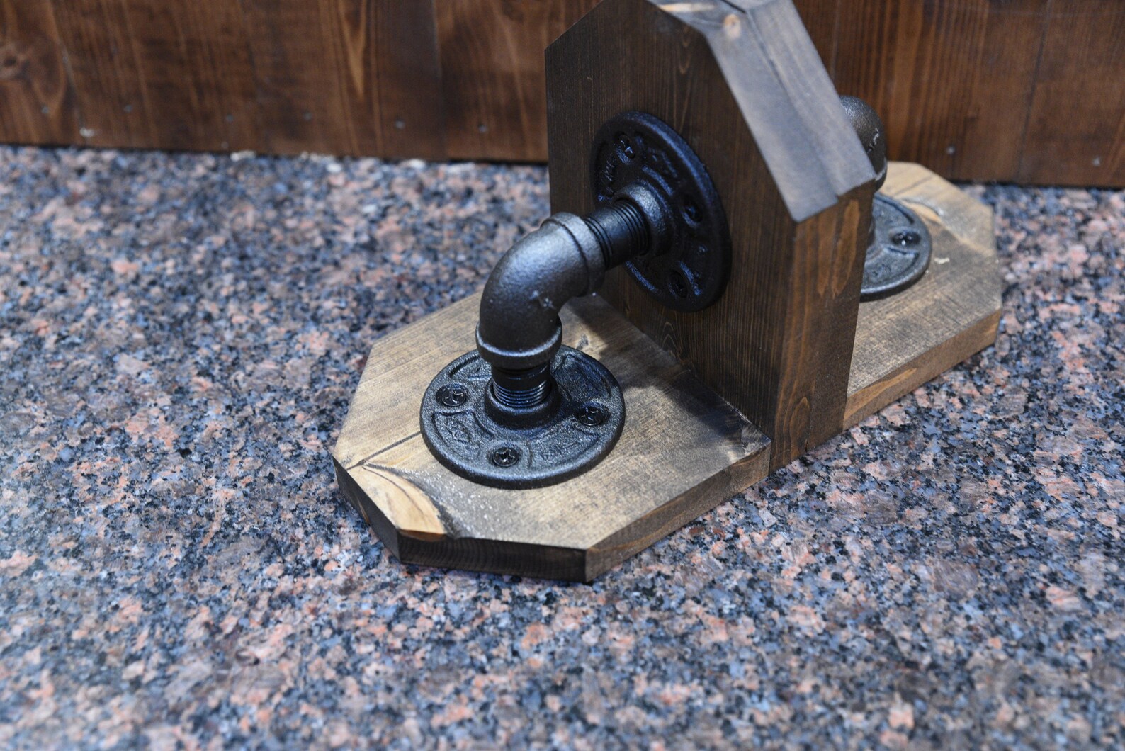 Industrial Pipe Book Ends - Etsy