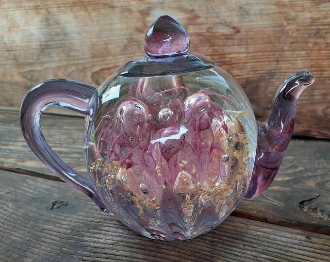 Glass Teapot Paper Weight/alice in Wonderland Decoration/mad Hatter Tea ...