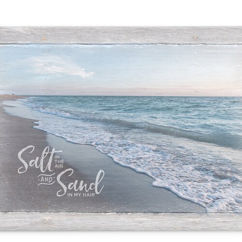Coastal Decor Print Salt in My Hair and Sand in My Hair Beach - Etsy