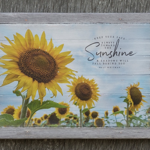 Sunflower Rustic Shabby Chic Farmhouse Art Print Wall Decor - Etsy