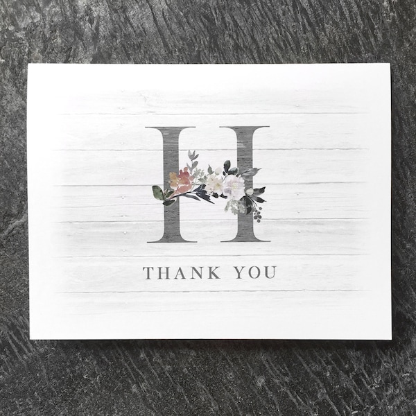 Monogram Thank You - Etsy