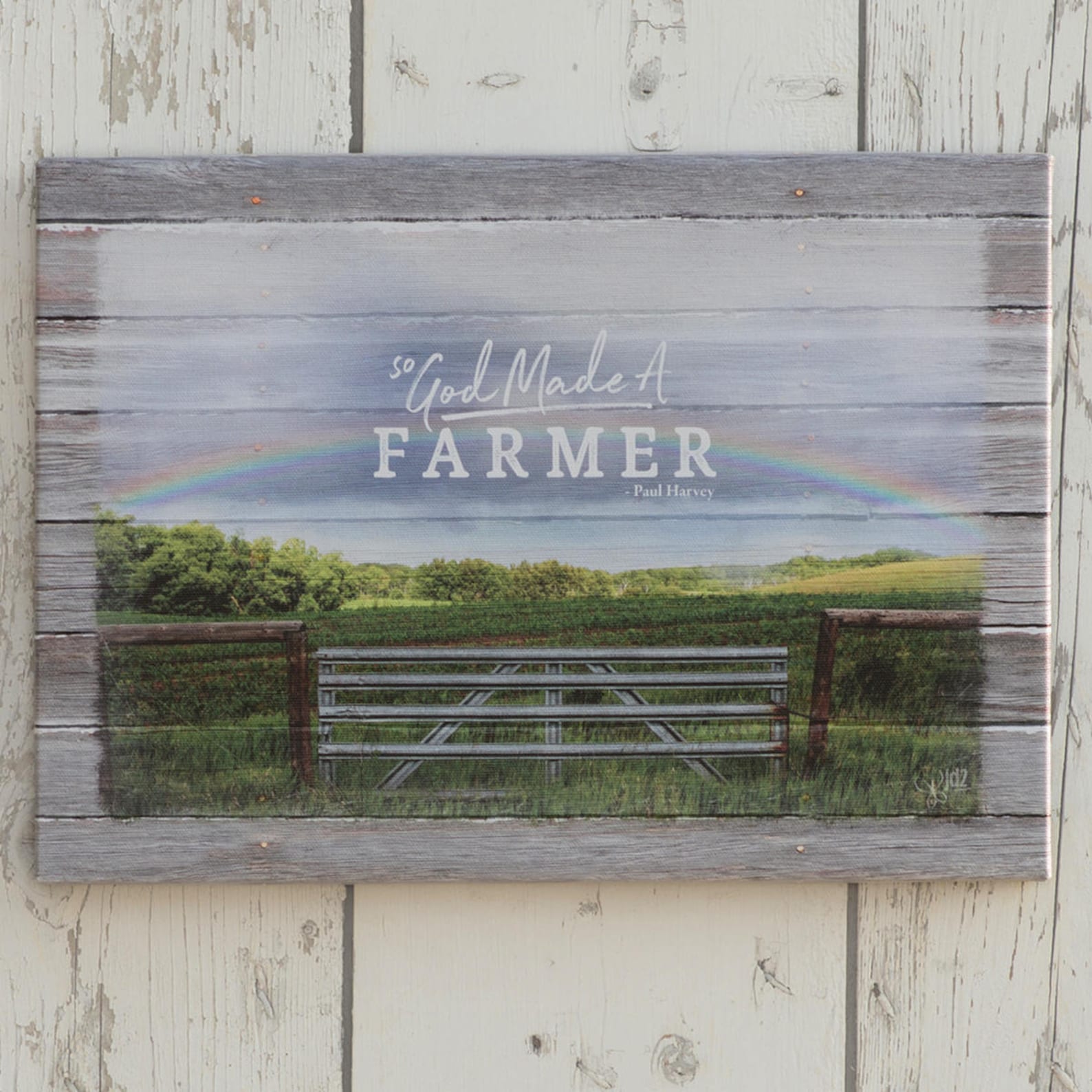 So God Made a Farmer Sign Gift for Farmer so God Made a - Etsy