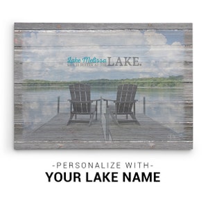 Custom Lake Name Sign Personalized Lake House Decor Photo - Etsy