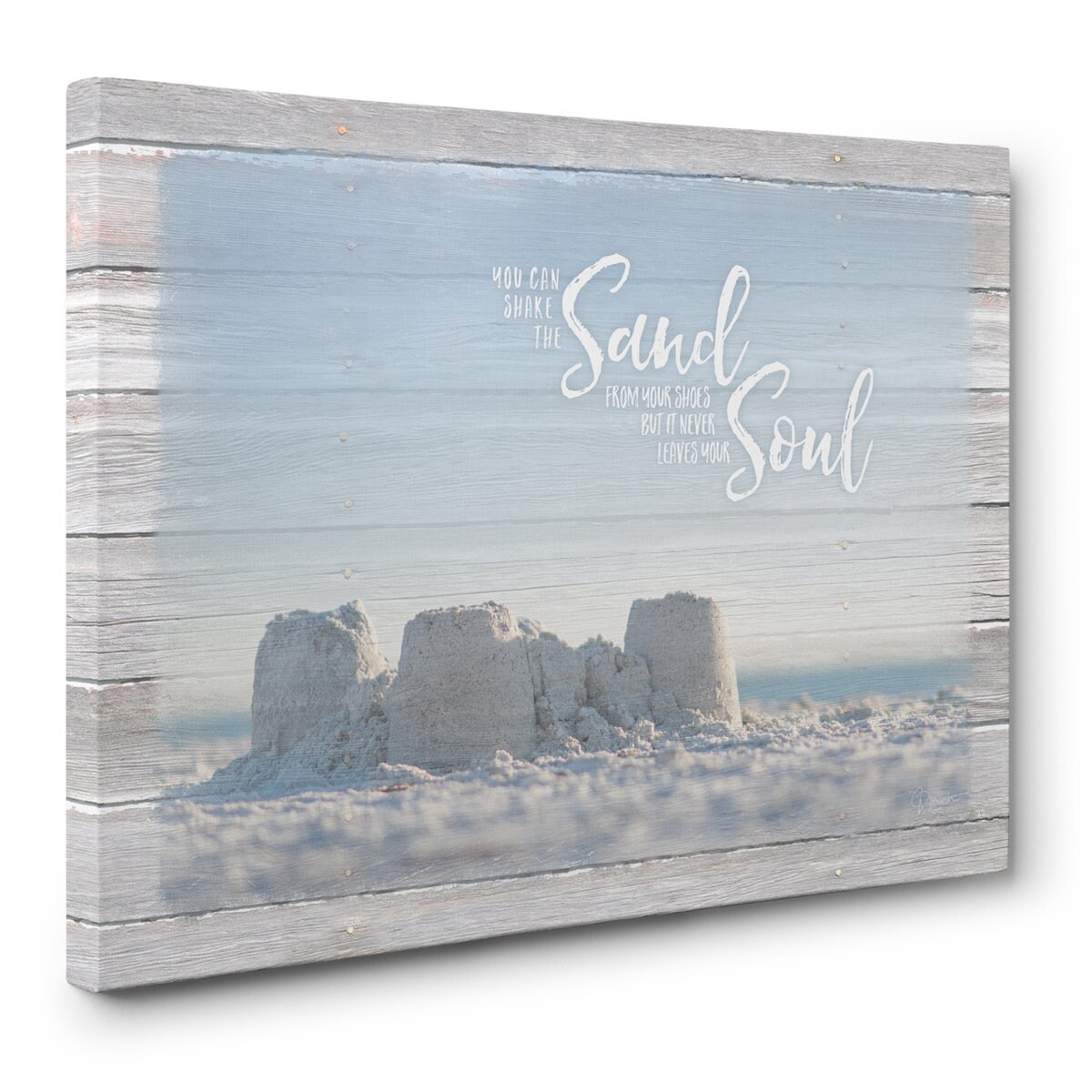Sandcastle Print You Can Shake the Sand From Your Shoes but - Etsy