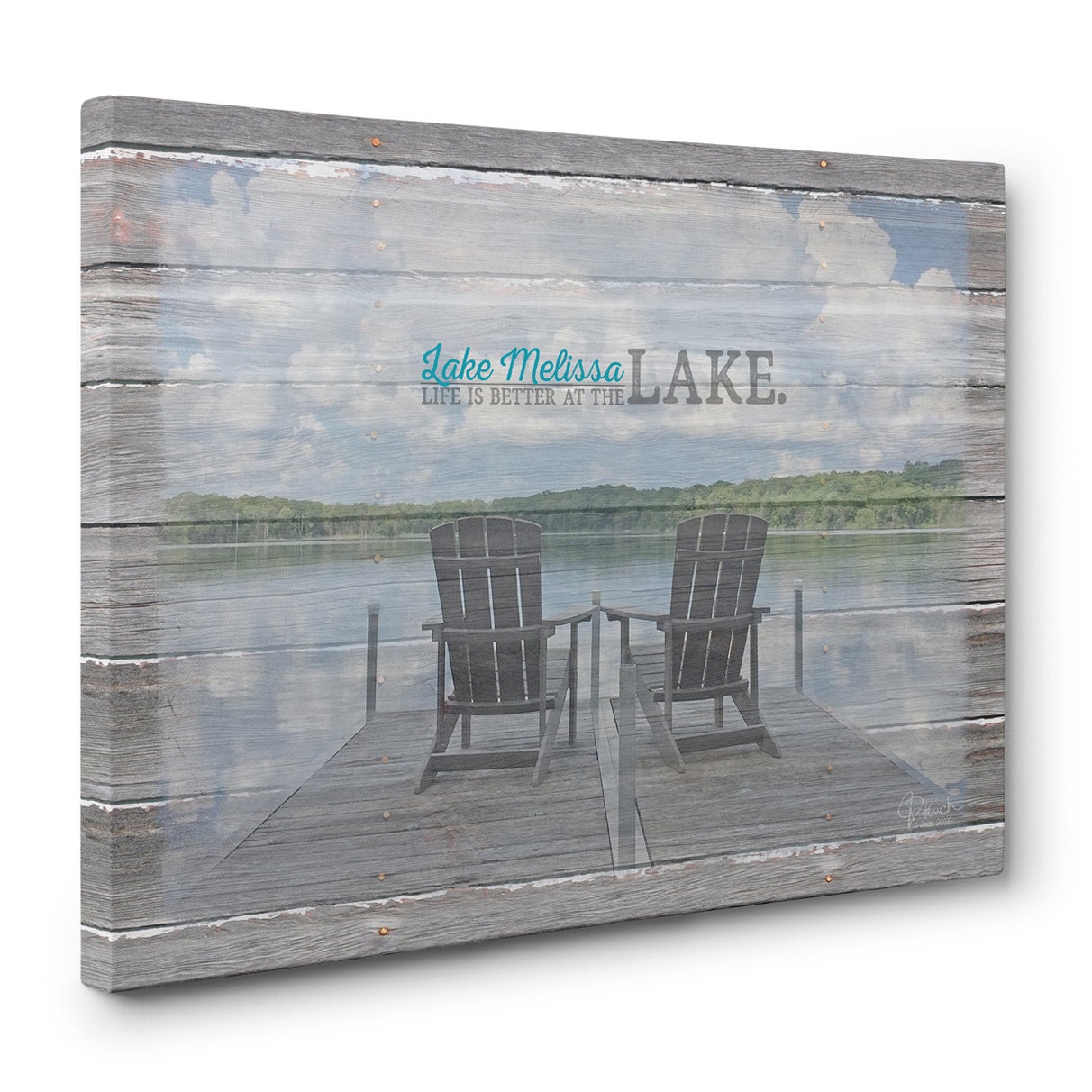 Custom Lake Name Sign Personalized Lake House Decor Photo - Etsy