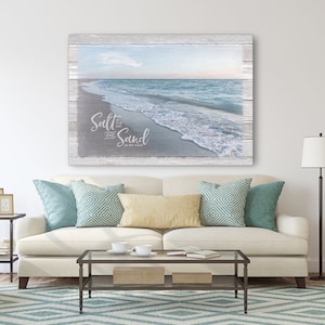 Coastal Decor Print; Salt in My Hair and Sand in My Hair Beach Print ...