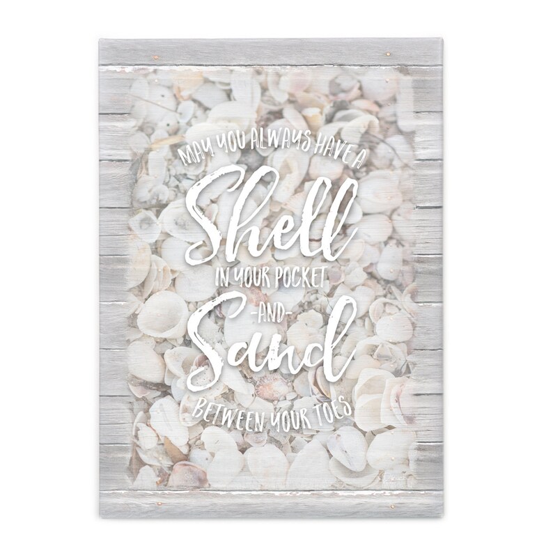 May You Always Have a Shell in Your Pocket and Sand Between | Etsy