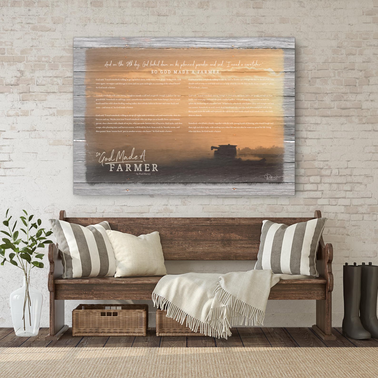 So God Made a Farmer by Paul Harvey Canvas Print so God Made - Etsy