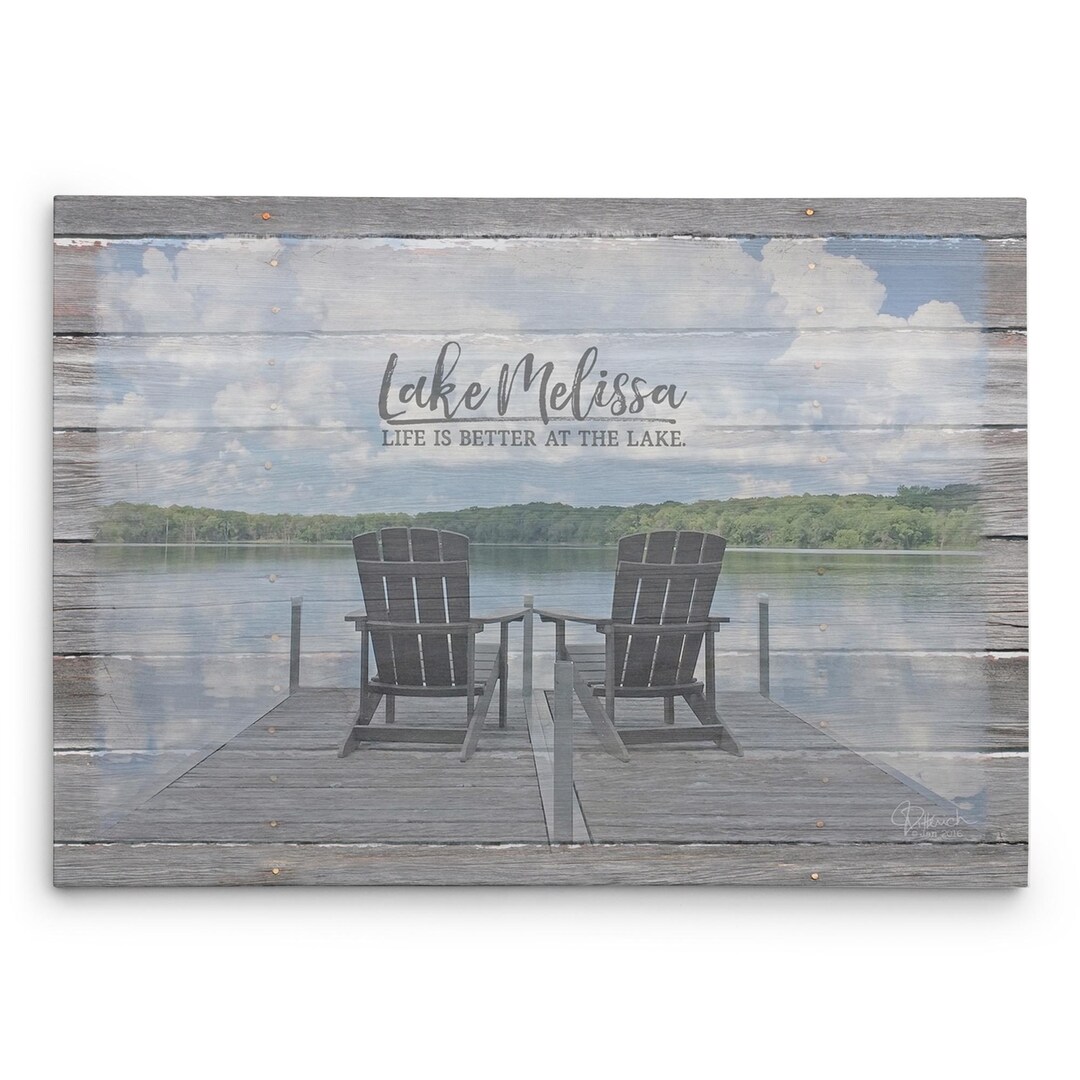 Custom Lake Name Sign, Personalized Lake House Decor, Photo Gift Idea ...