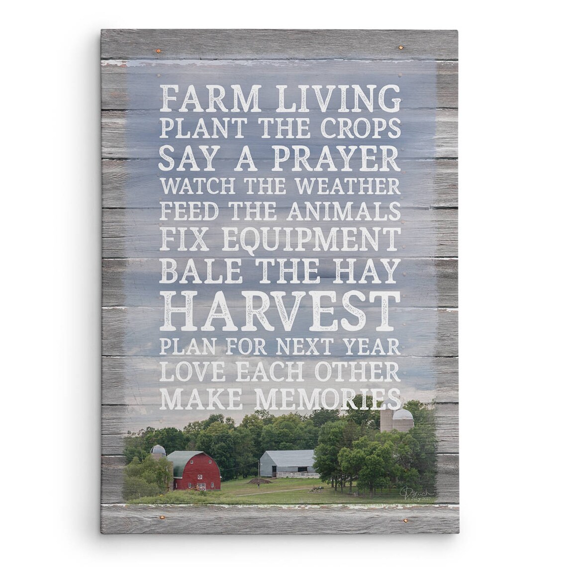 Farm Rules Sign Farm Rules Canvas Print Farm Sign Gift for - Etsy