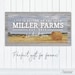 Personalized Farm Name Sign Family Farm Custom Canvas Print With ...