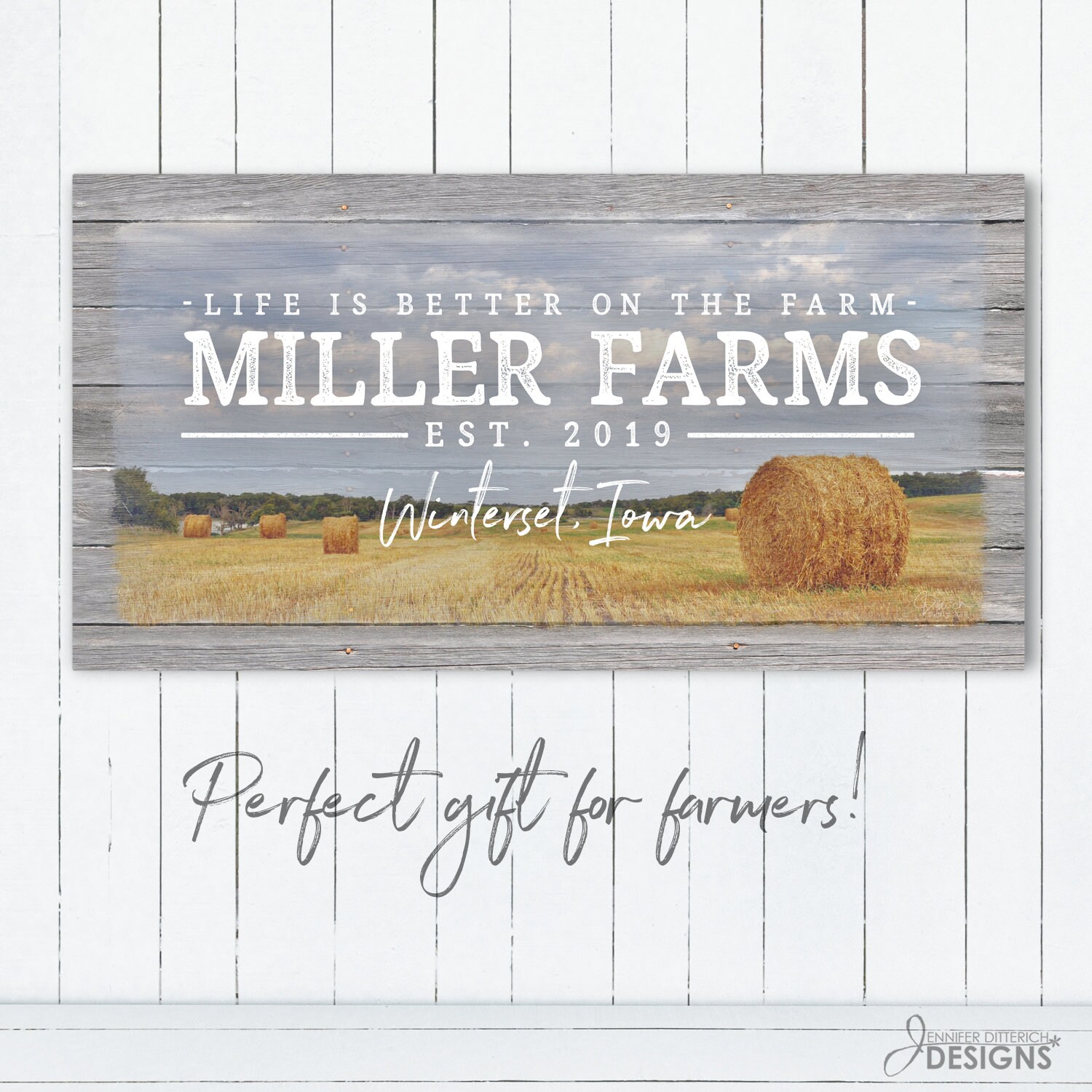 Personalized Farm Name Sign - Family Farm Custom Canvas Print - Etsy