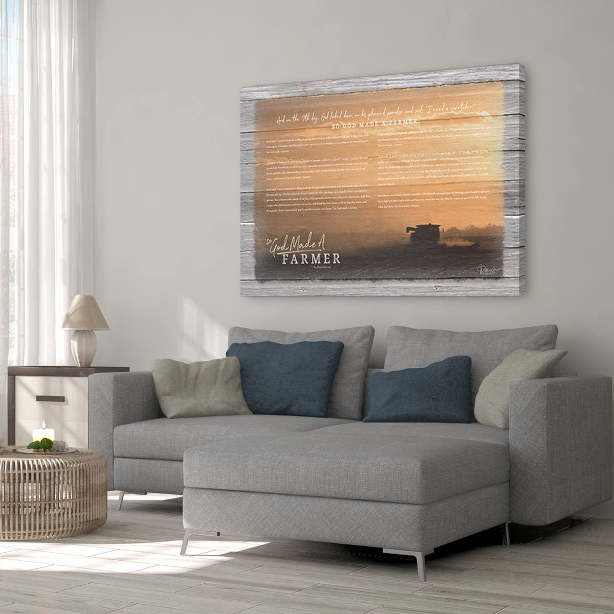 So God Made a Farmer by Paul Harvey Canvas Print so God Made | Etsy