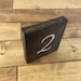 Table numbers Painted Rustic wood table numbers Rustic | Etsy