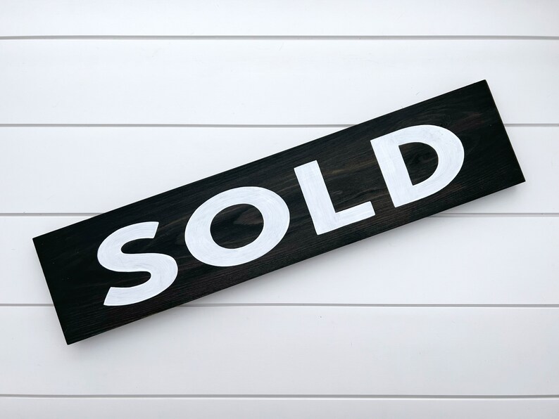 SOLD Sign Realtor Sold Sign New Home Photo Prop Sold - Etsy
