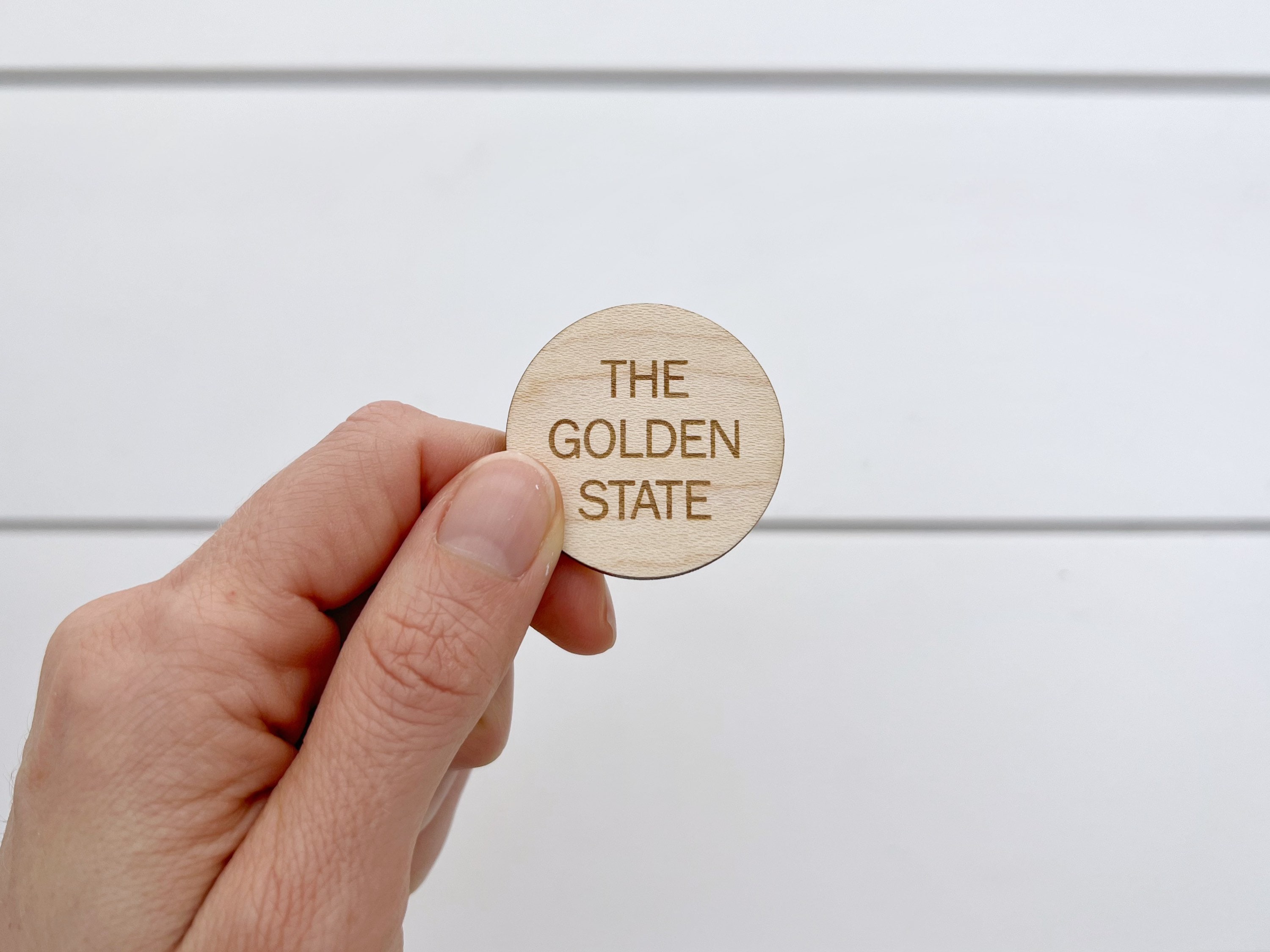 California Wood Magnets Set of 4 | Home State Gift | California-themed ...