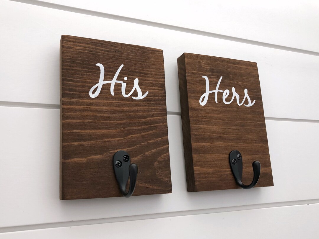 His And Hers Towel Hooks