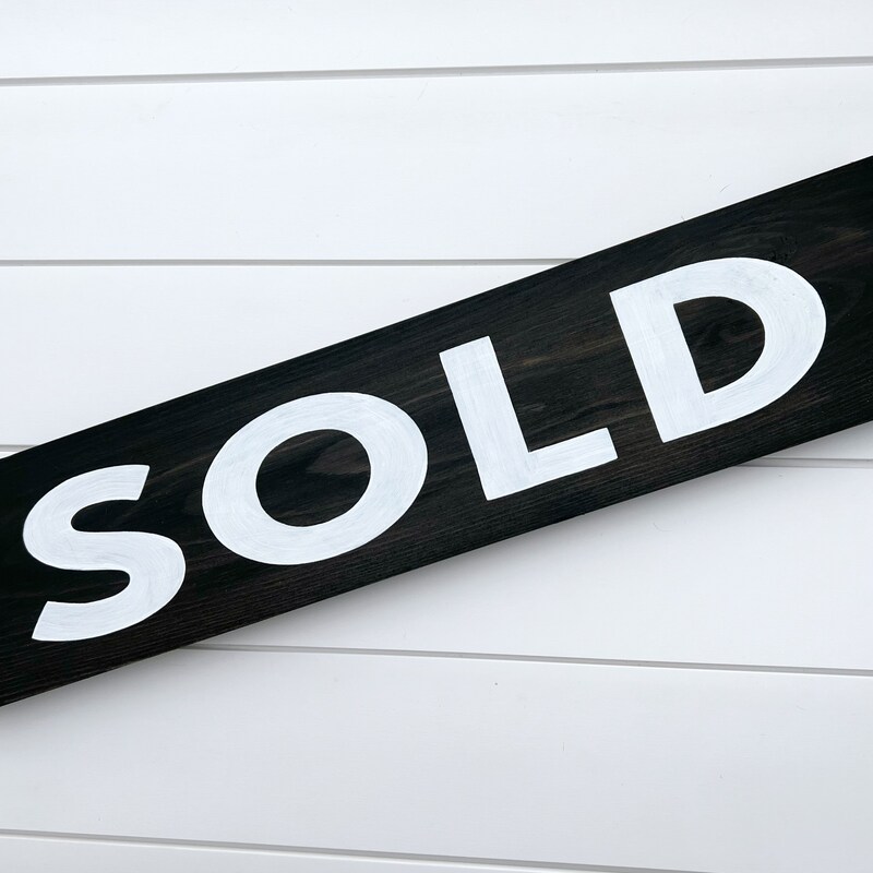 Realtor Sold Sign - Etsy