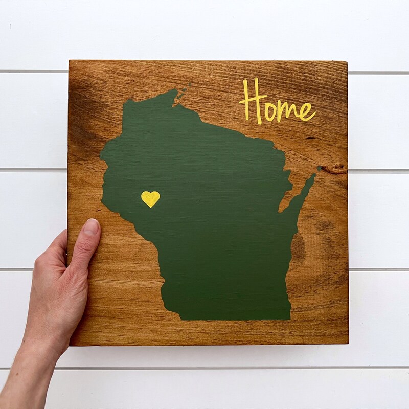 Wisconsin Sign - Etsy
