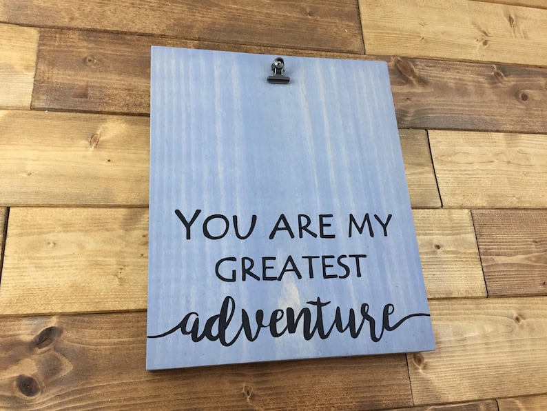 You are my greatest adventure Picture Frame 4x6 frame Wood | Etsy