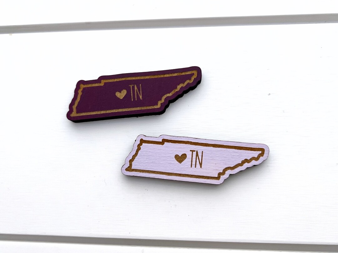 Pick Colors Tennessee Wood Magnet | Home State Gift | Tennessee Gift ...