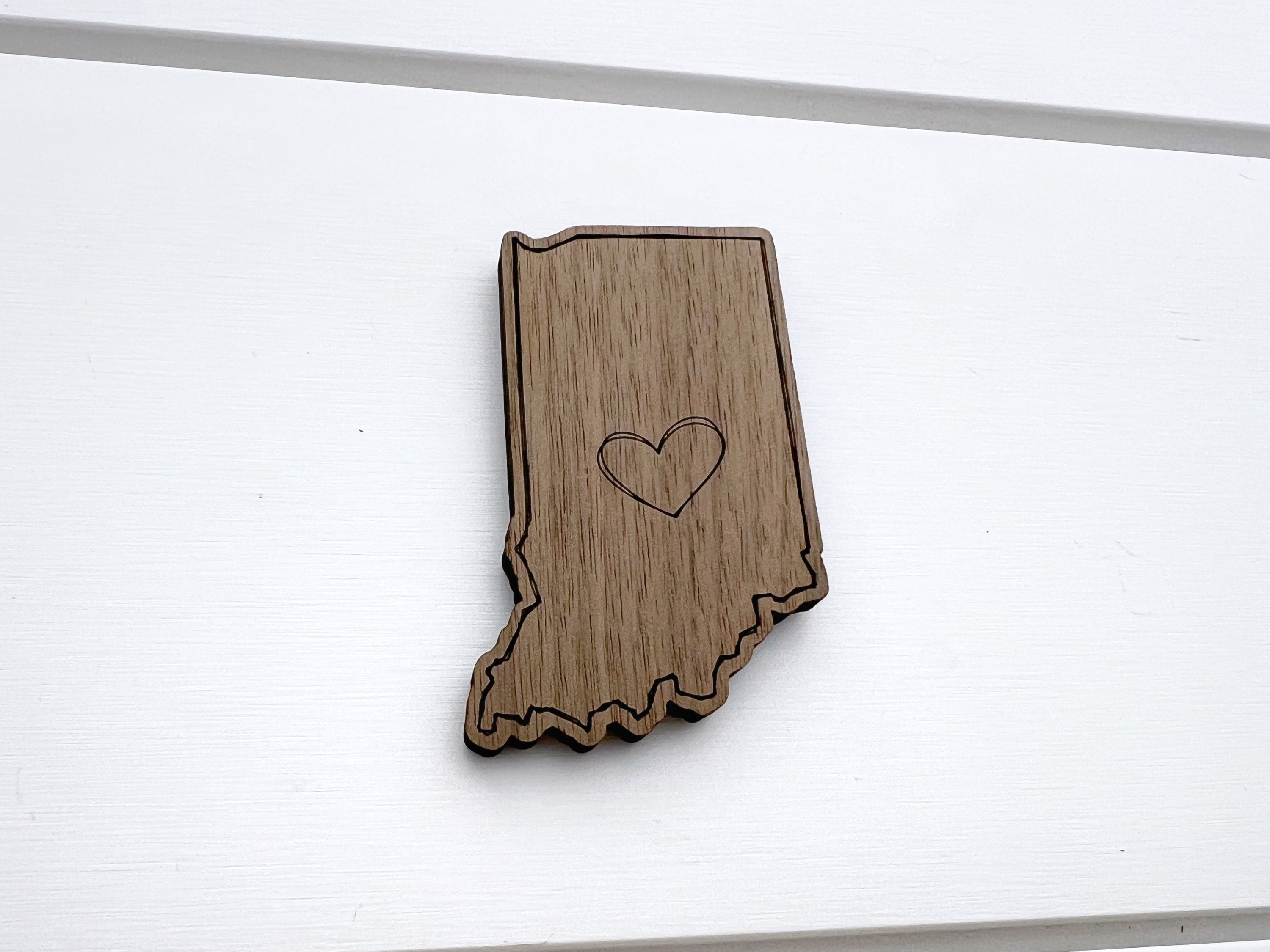 Indiana Wood Magnet | Home State Gift | Indiana Gift | Stocking Stuffer ...