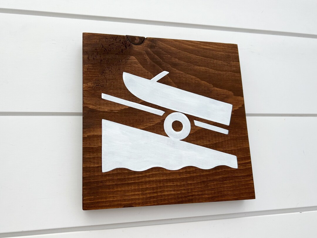 Painted Boat Launch Sign | Lake House Wall Decor | Boating Sign | Park ...