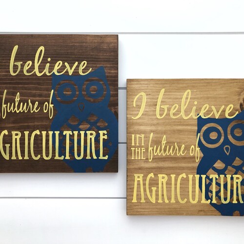 Ag Teacher Burlap Print Advisor Gift - Etsy