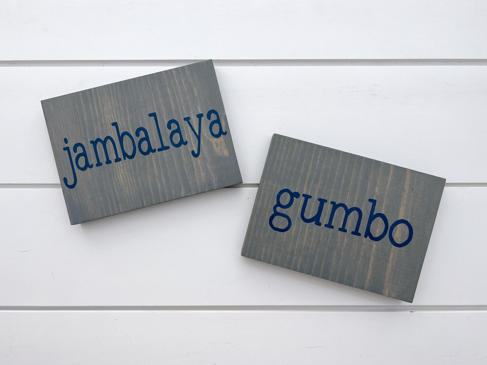 Gumbo Sign | Jambalaya Sign | Set of 2 | Louisiana Signs | Louisiana ...