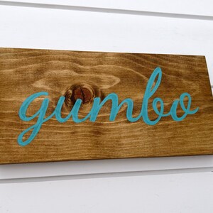 Gumbo Sign | Painted | Louisiana Wall Art | Cajun Wall Decor | New ...