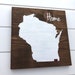Wisconsin Home Sign Wisconsin Wall Decor Moving Gift - Etsy