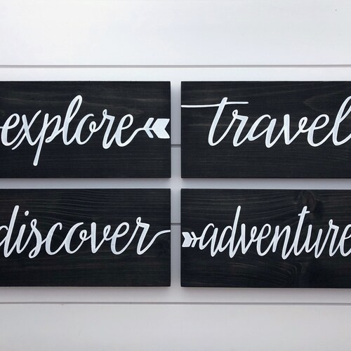 Adventure Awaits Mountain Metal Sign Raw Steel Industrial | Etsy