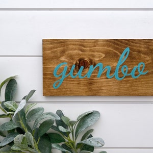 Gumbo Sign | Painted | Louisiana Wall Art | Cajun Wall Decor | New ...