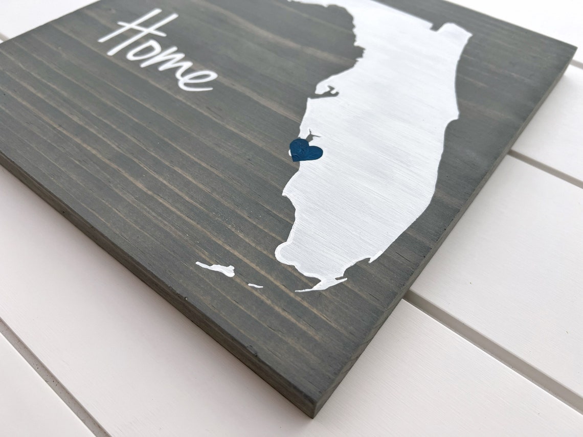 Florida Home Sign | Florida Keys Sign | Florida Map | Florida Wall Art ...