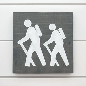 Hiking Sign | Hiking Gift | Adventure Decor | Adventure Nursery | Park ...