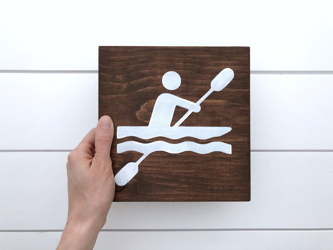Kayak Sign - Kayaking Gift - Park Recreation Signs - Outdoorsy Gift - Etsy