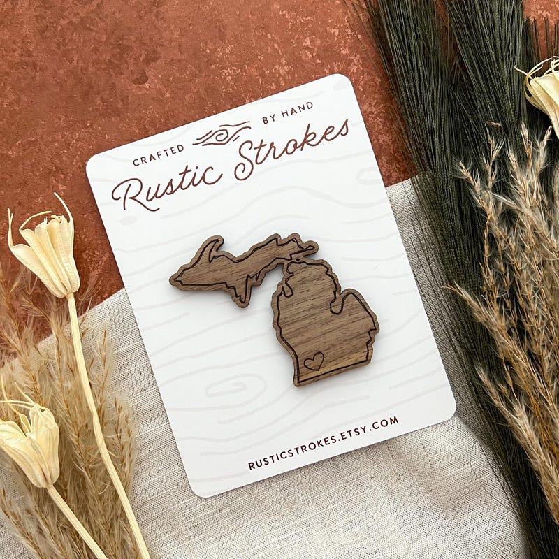 Michigan Magnets - Etsy