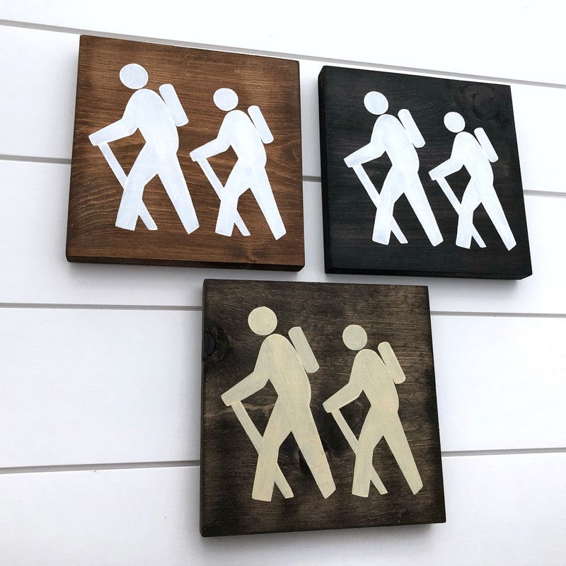Hiking Sign - Etsy
