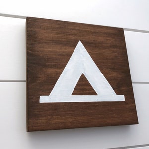 Painted | Camping Sign | Camping Wall Art | Park Signs | Hiking Decor ...