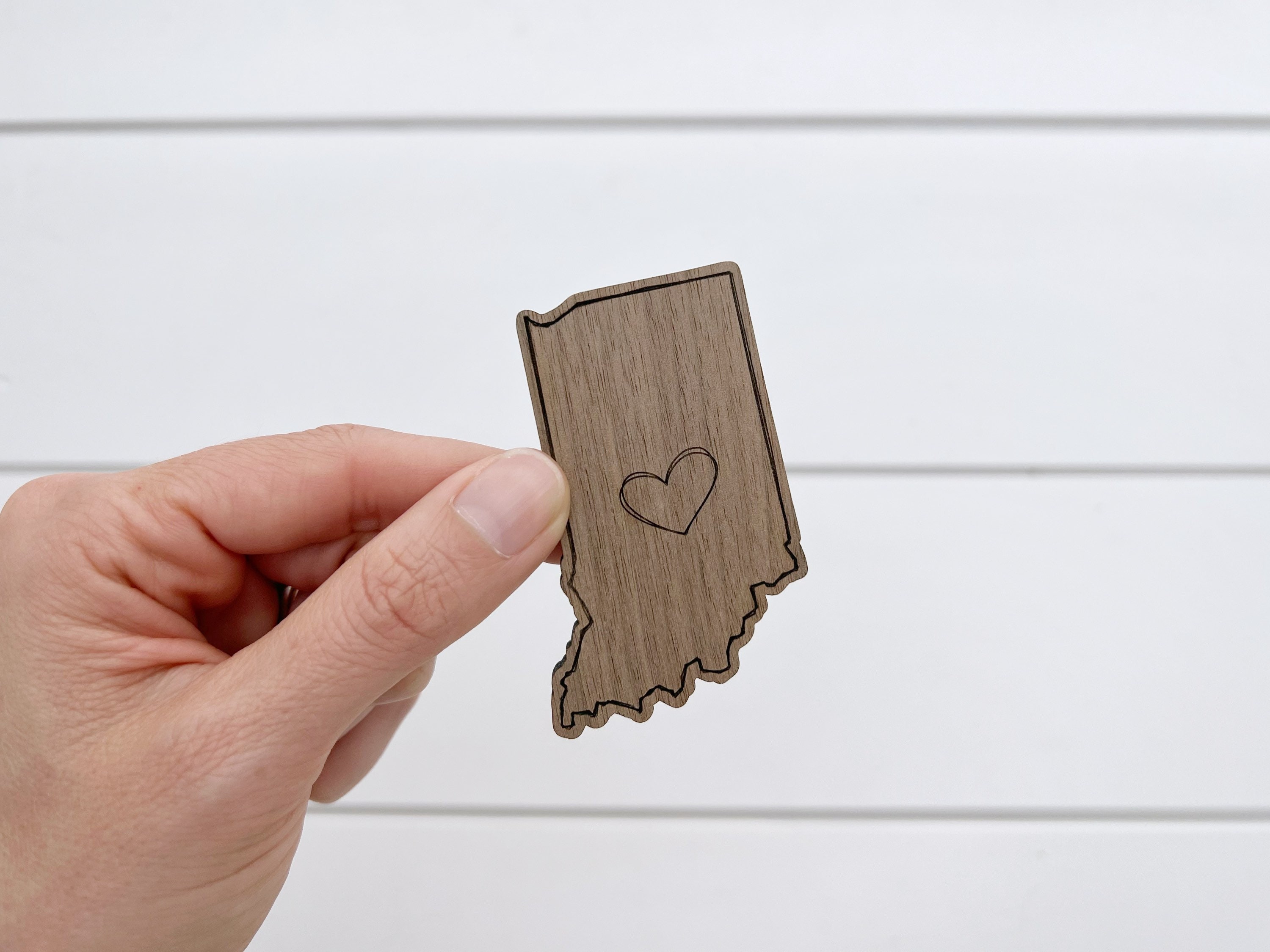Indiana Wood Magnet | Home State Gift | Indiana Gift | Stocking Stuffer ...