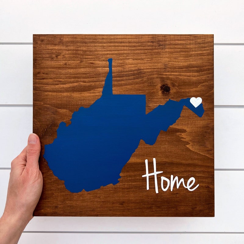 West Virginia Sign - Etsy