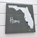 Florida Home Sign Florida Keys Sign Florida Map Florida Wall Art ...