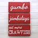 Gumbo Sign Painted Louisiana Wall Art Cajun Wall Decor - Etsy